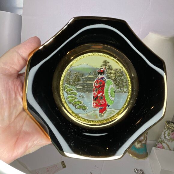 Japanese | Dining | Japanese Chokin Art Decorative Curled Edge Dish ...